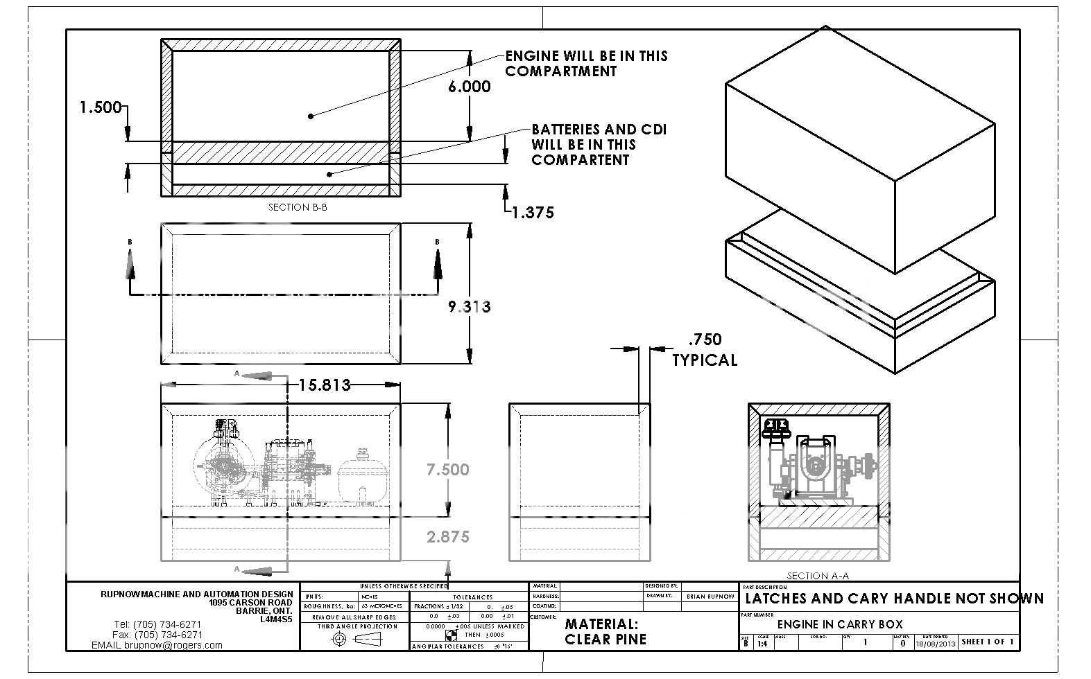 Engine transportation and display box | Home Model Engine Machinist Forum