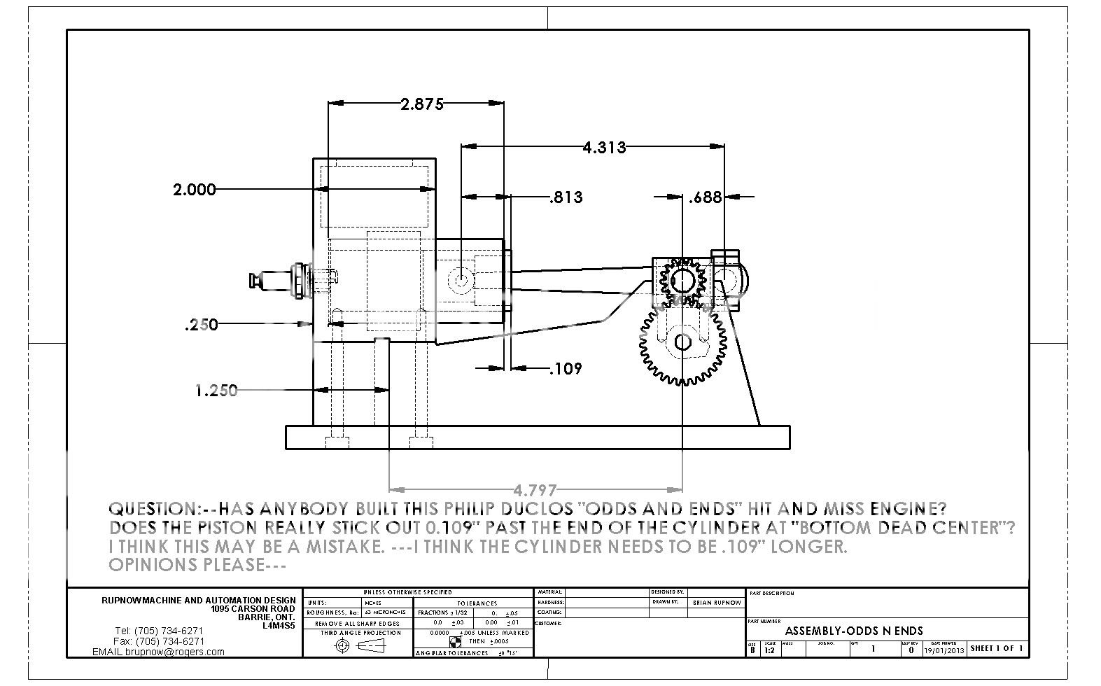 Philip Duclos "Odds N Ends" hit and miss engine | Home Model Engine ...