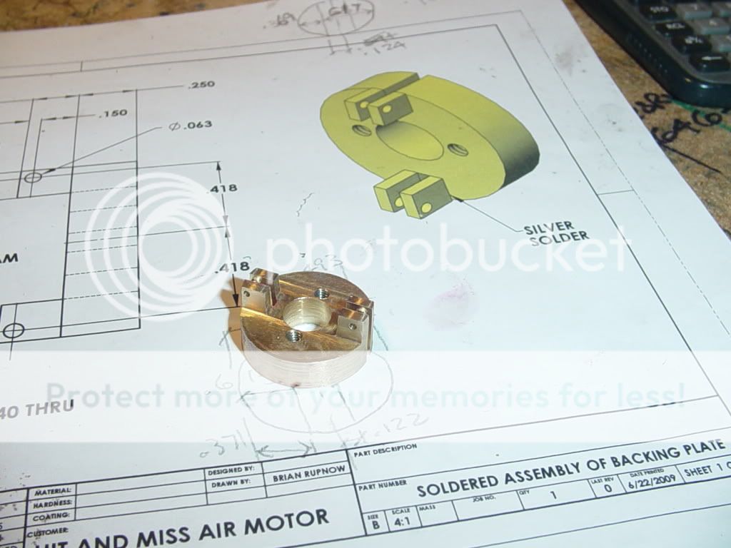 Brian Rupnow build--Hit and Miss air/steam engine | Page 4 | Home Model ...