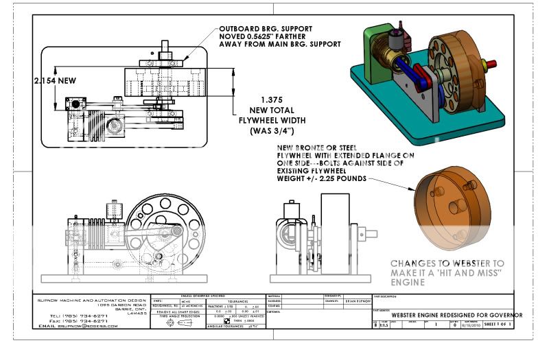 Webster I.C. engine redesigned as "Hit and Miss" engine - The Home Shop ...