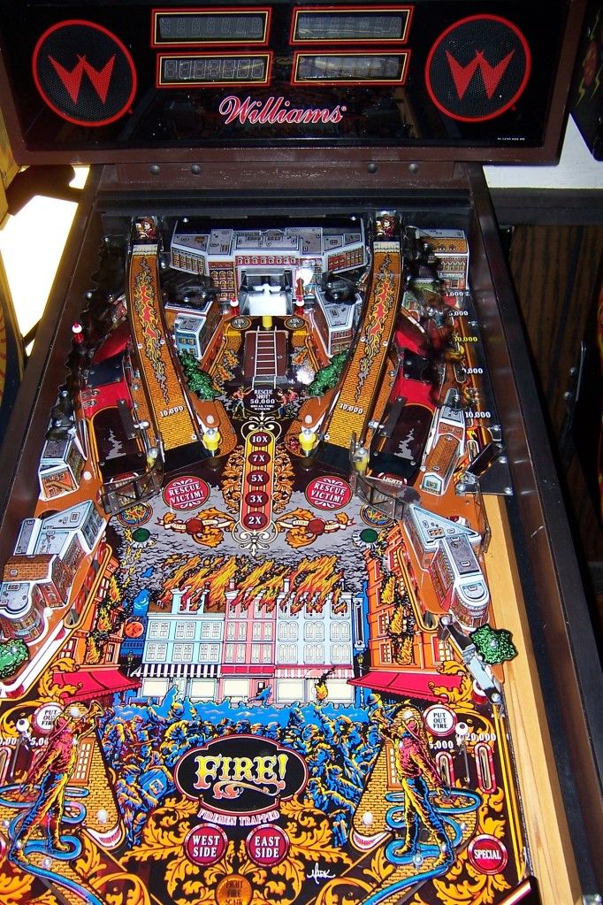 Pics of my FIRE pinball. | Museum of the Game® & International Arcade ...